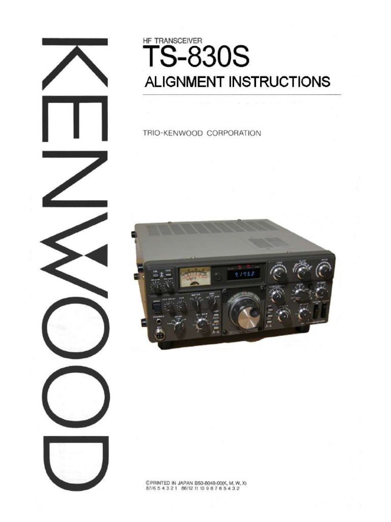 TS-830S Alignment | PDF