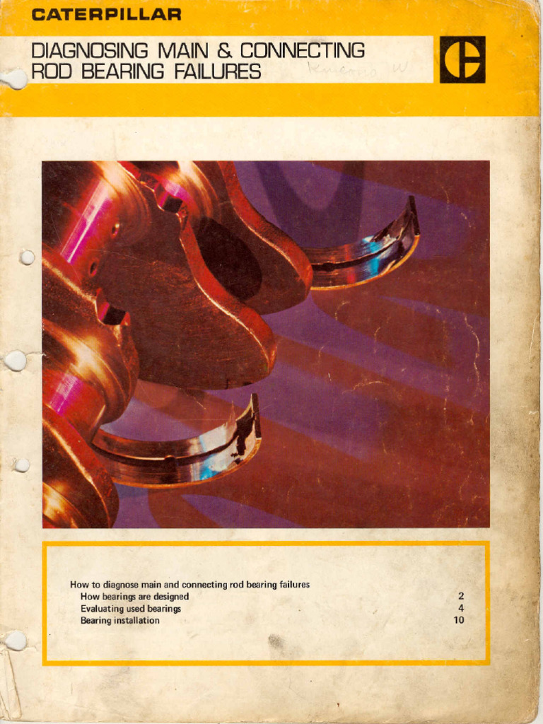 Diagnosing Main & Connecting Rod Bearing Failures | PDF
