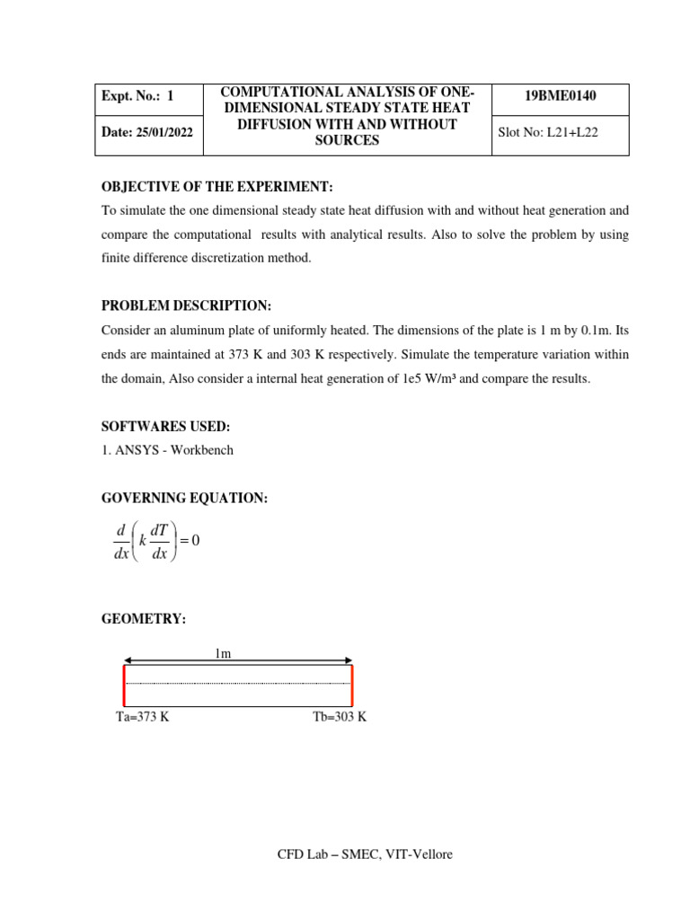 CFD tutorial 1 | Download Free PDF | Computational Fluid Dynamics | Heat