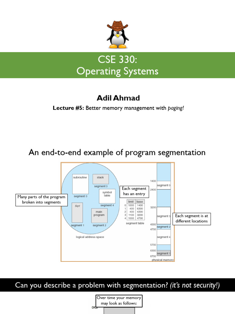 #5 (Memory Management With Paging) | PDF | Office Equipment | Computer ...