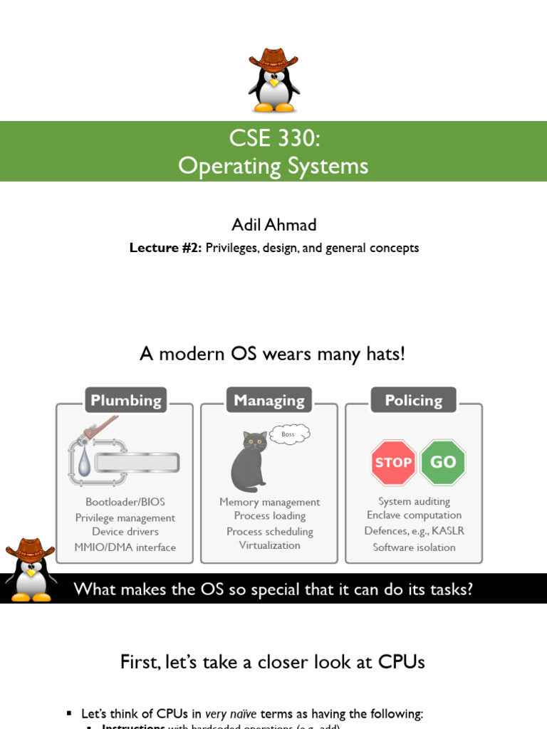 #2 (Design, Privileges, Concepts) | PDF | Kernel (Operating System) | Process (Computing)