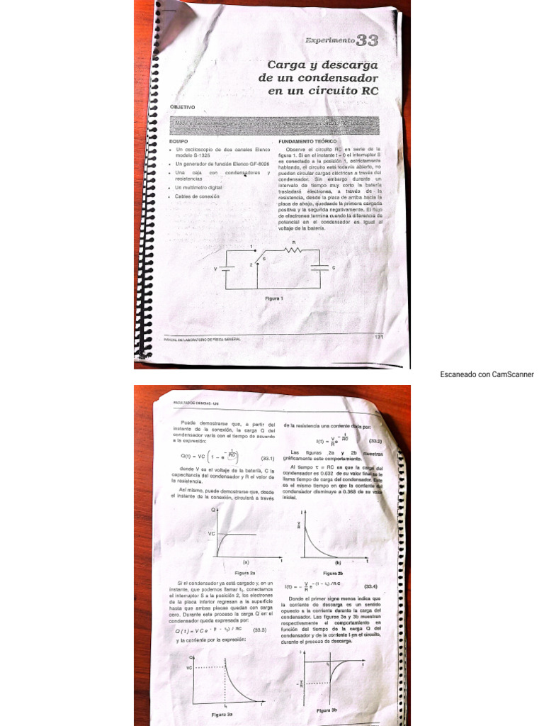 Guía Circuito RC | PDF
