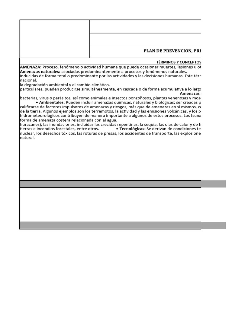 Plan de Prevención de Riesgos en Movitrans | PDF | Entorno natural ...
