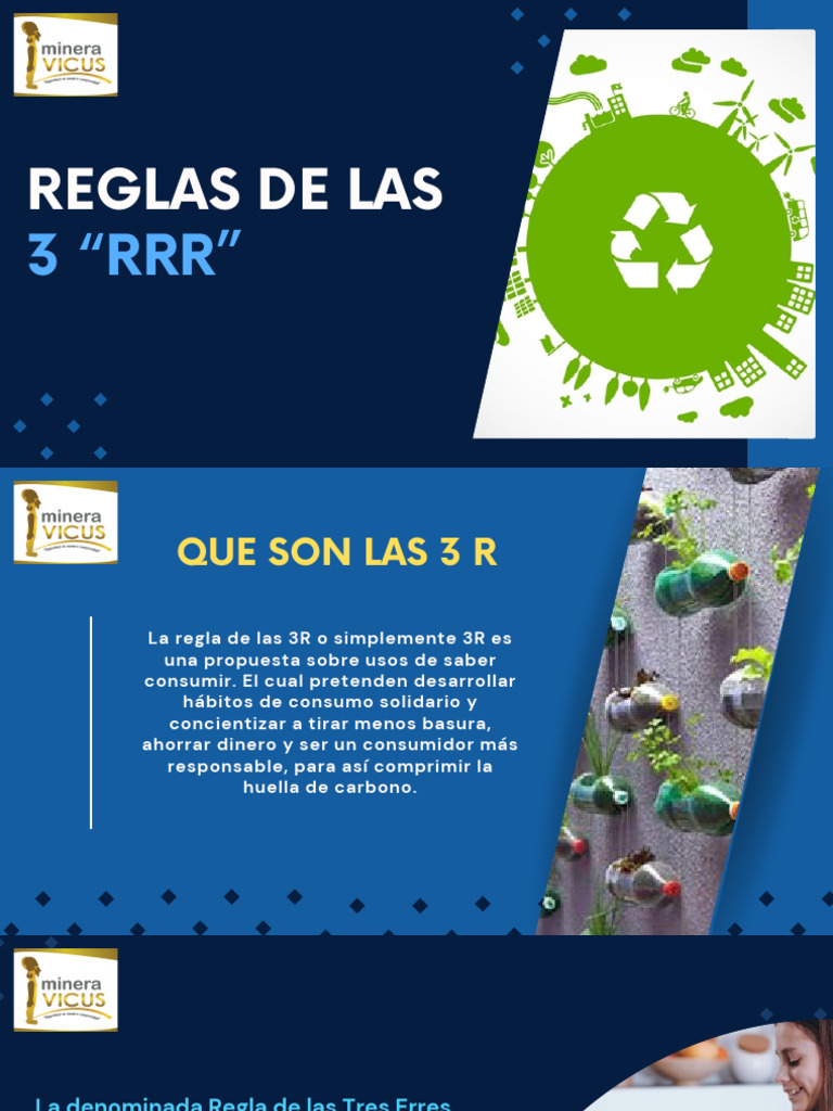de Las 3 R | PDF | Residuos | Reciclaje