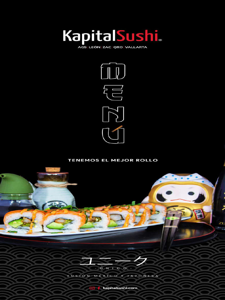 Kapital Sushi 2024 - Menu | PDF