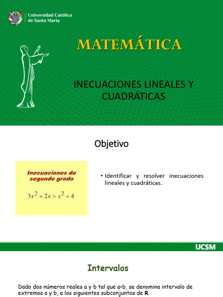 Inecuaciones Lineales y Cuadráticas | PDF | Matemáticas | Análisis matemático