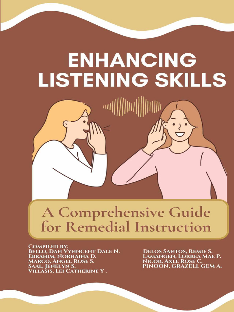 Group 2 - Remedial Teaching Module - Listening | PDF | Reading ...