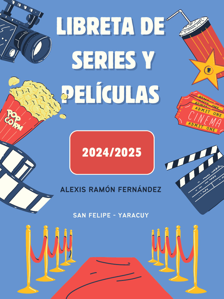 Invitación Noche de Cine Ilustrado Azul - 20240614 - 220741 - 0000 | PDF