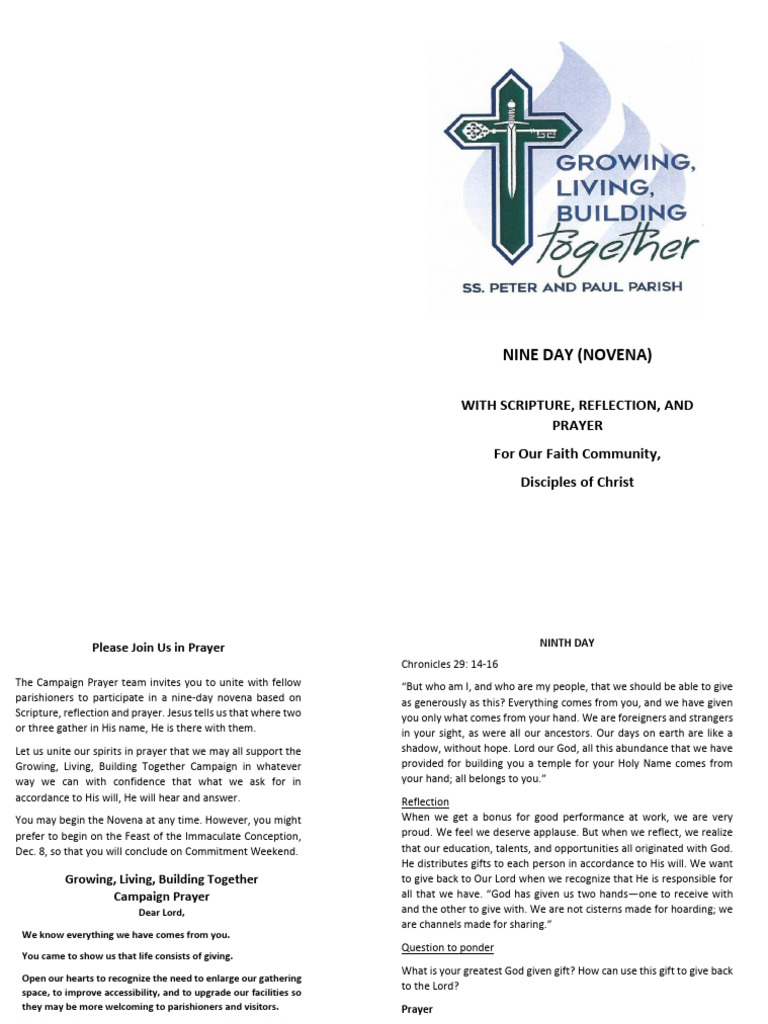 Novena-Booklet | Download Free PDF | Prayer | Rosary