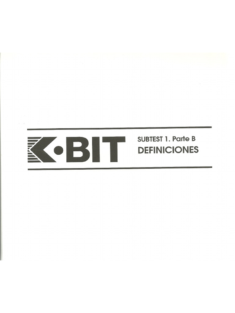 Cuaderno Sub1.b Kbit | PDF