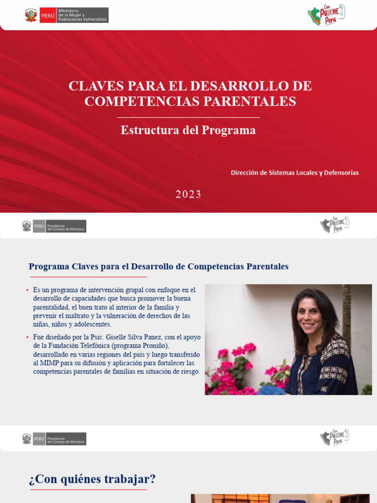 3. Estructura Del Programa Claves Para El Desarrollo de Competencias ...