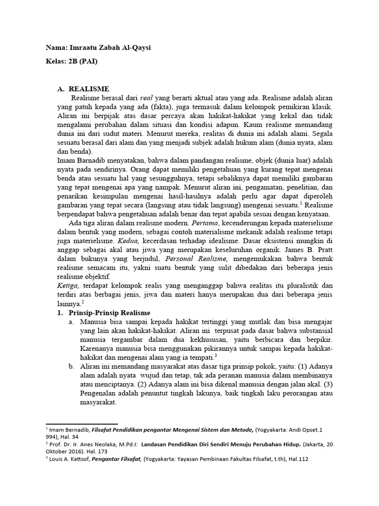 Filsafat Pendidikan | PDF | Filsafat