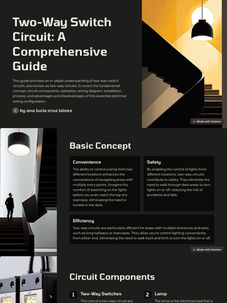 Two-Way Switch Wiring Guide | PDF | Switch | Electrical Wiring