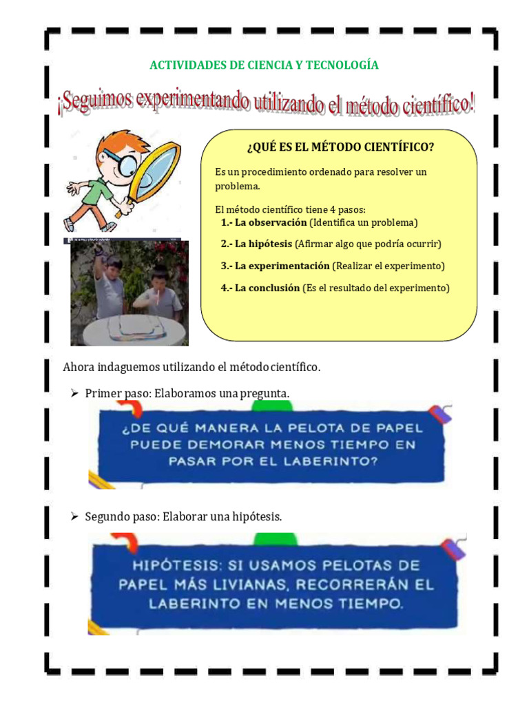 Ciencia Metodo Cientifico | PDF | Masa | Hipótesis