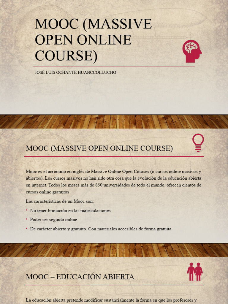 MOOC (Massive Open Online Course) | PDF | Curso abierto masivo en linea ...