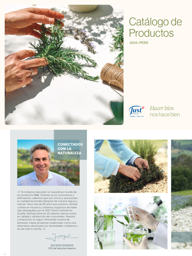 Catalogo Just Peru 24 | PDF | Aromaterapia | Naturaleza