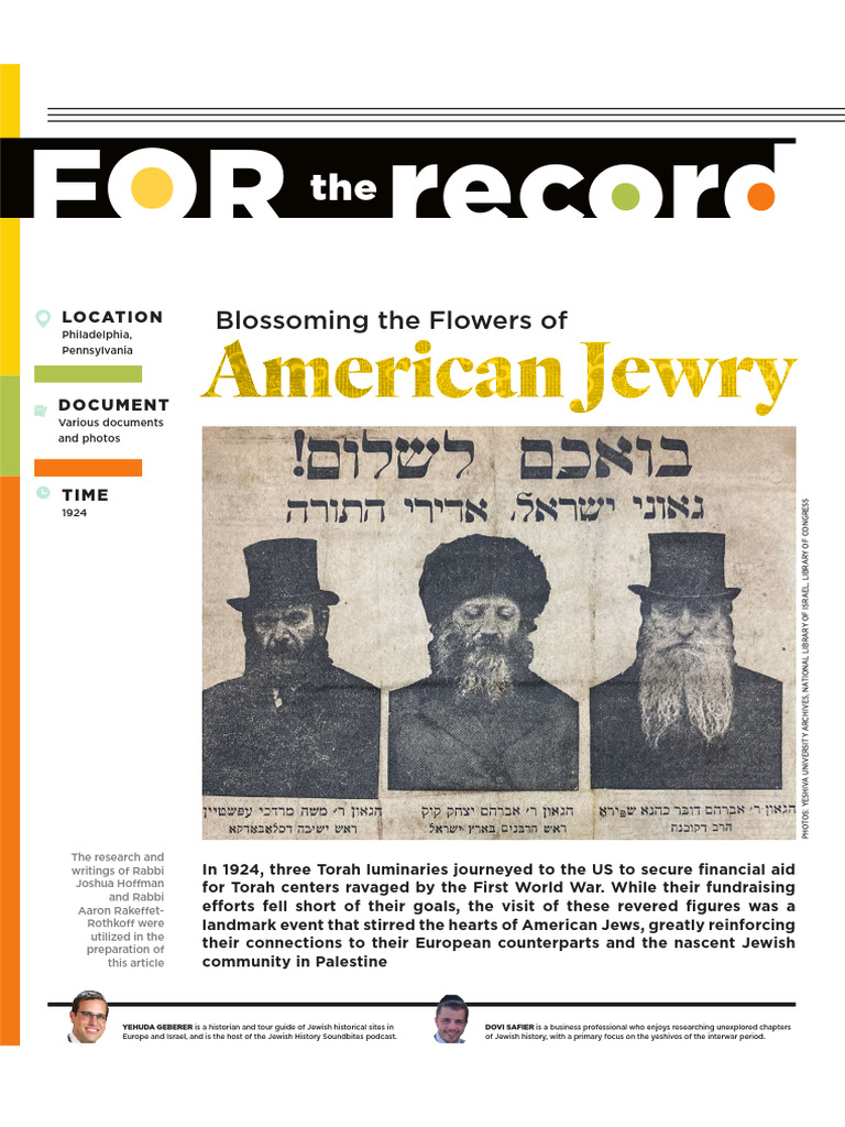 100 Years Ago: Rav Kook in America | Download Free PDF | Rabbi | Jewish ...
