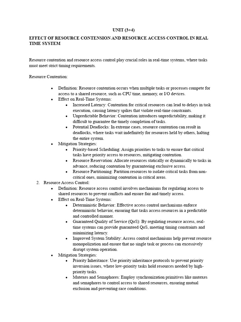 RTS Compiled Notes UNIT 3 | PDF | Quality Of Service | Computer Network RTS Compiled Notes UNIT 3 | PDF | Quality Of Service | Computer Network