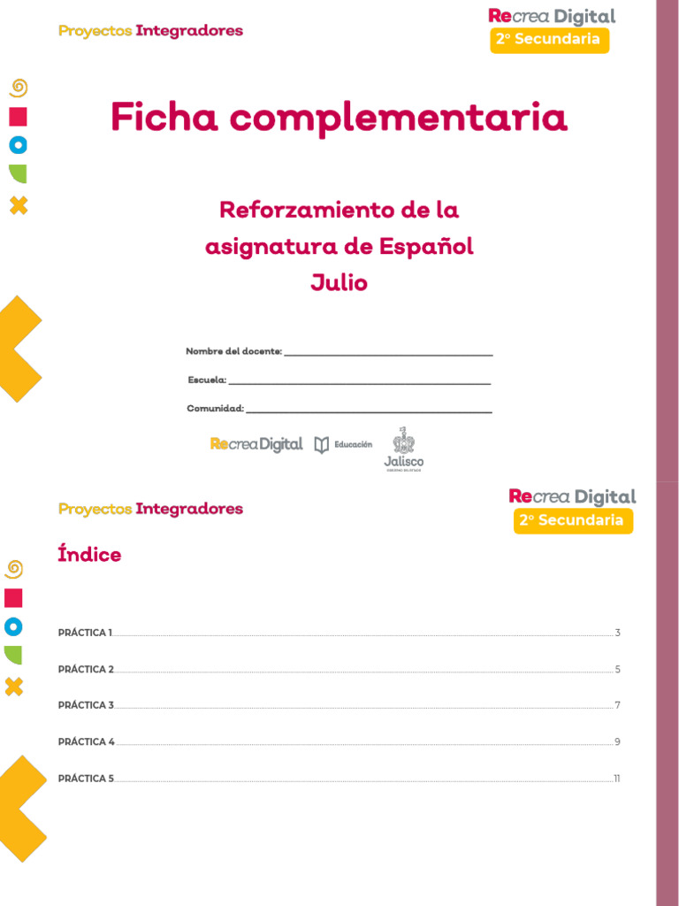 Ficha Complementaria Espanol Docente | PDF | Aprendizaje | Evaluación