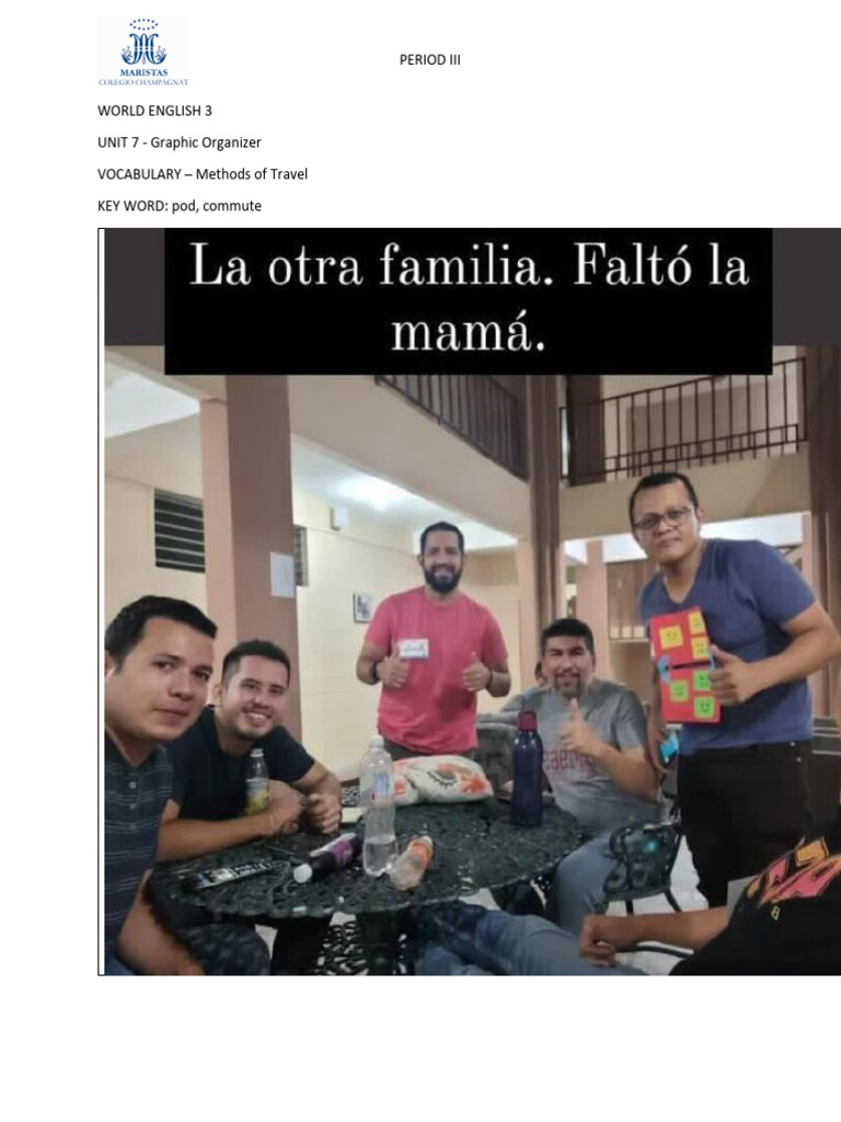 Methods of Travel U7 9th WE3 | PDF