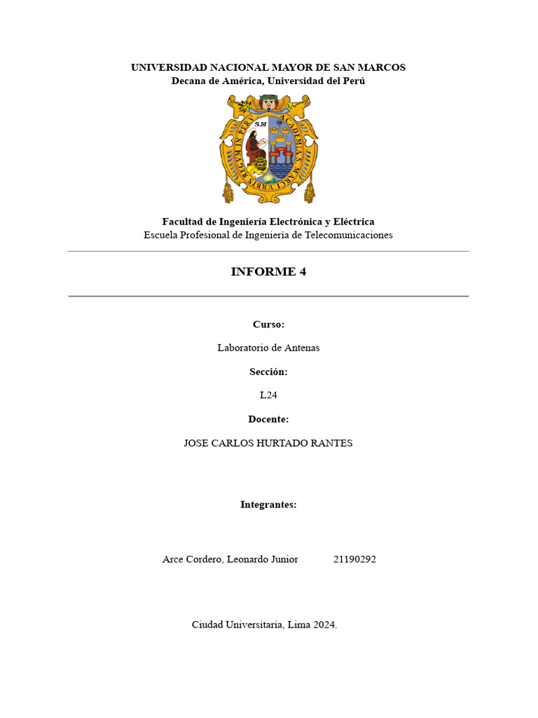 Lab 05 - Leonardo Junior Arce Cordero | PDF | Antena (Radio) | Color