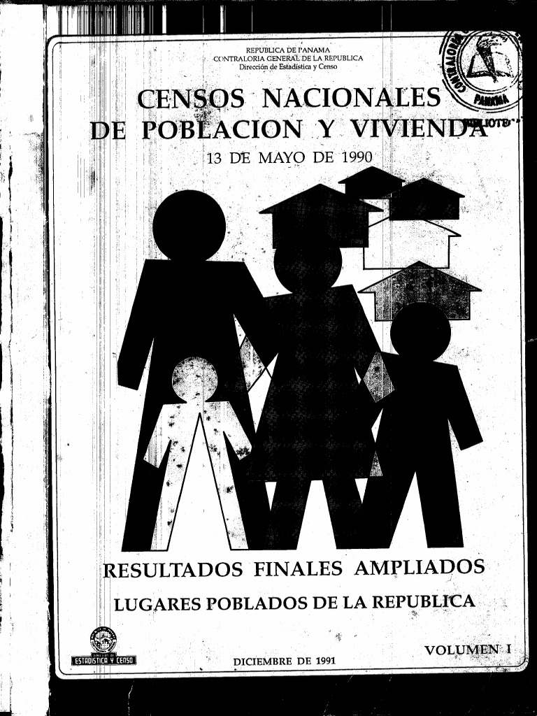 Censo de Poblacion Lugares Poblados 1990 Parte 1 | PDF
