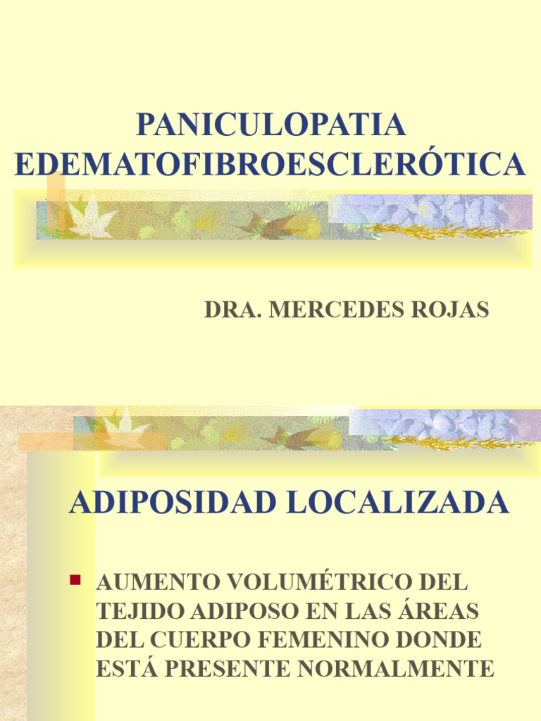 Celulitis Pefe Vacumterapia | PDF | Piel | Tejido adiposo