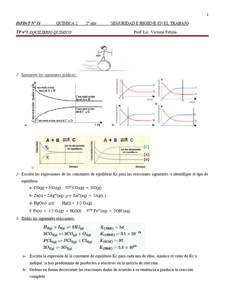 Tp_nro_2-_Equilibrio_quimico | PDF | Amoníaco | Equilibrio químico