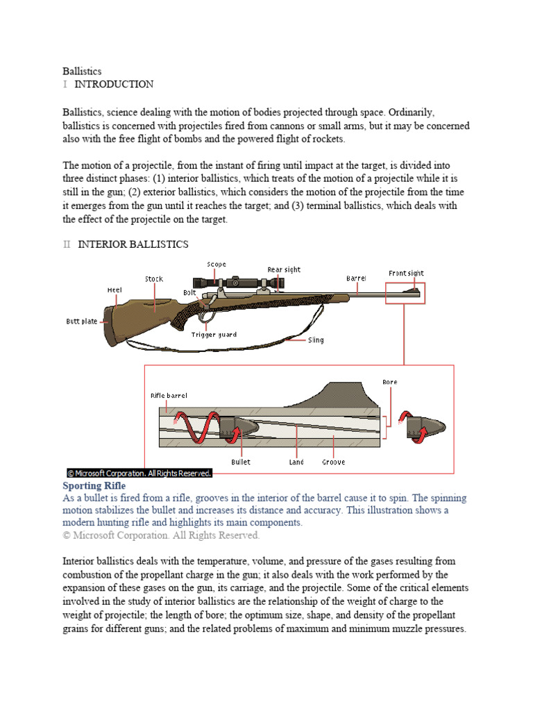 Ballistics | PDF | Ballistics | Gun Barrel