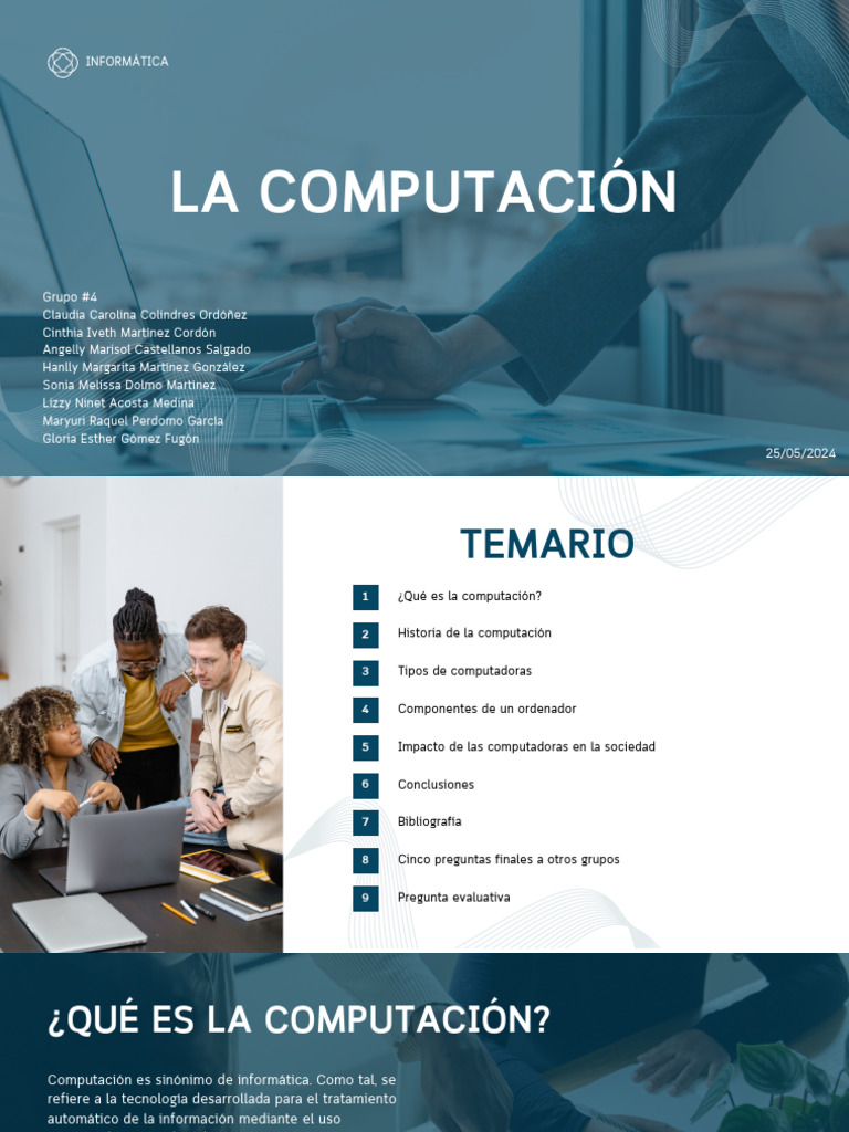 Presentación Trabajo Grupal - Equipo 4 Cinthia Martínez | PDF | Informática | Periférico