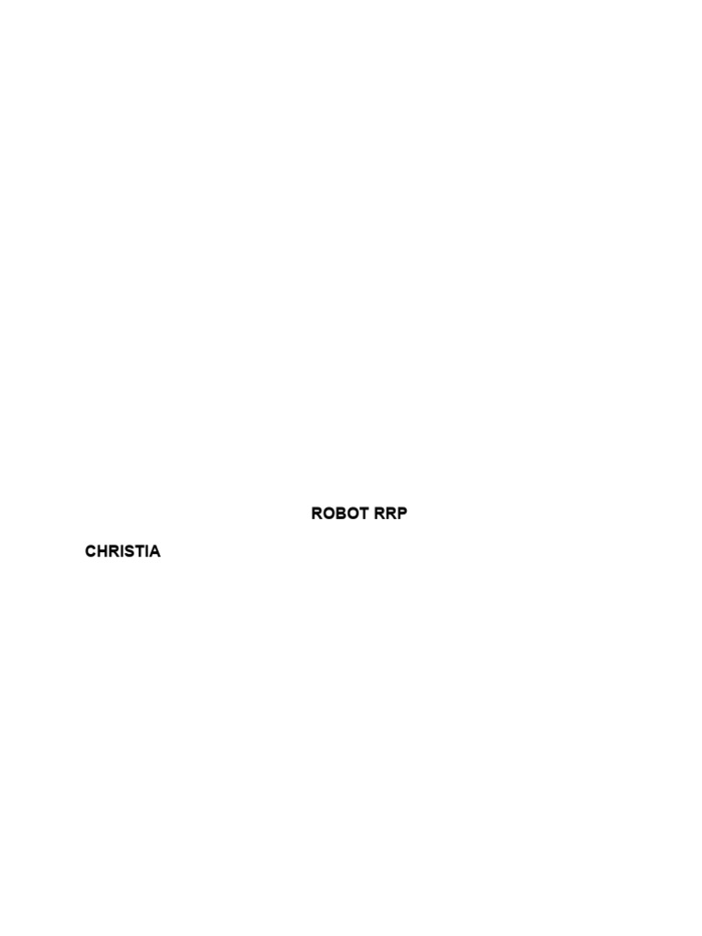 Robot RRP | PDF | Ecuaciones | Energía potencial