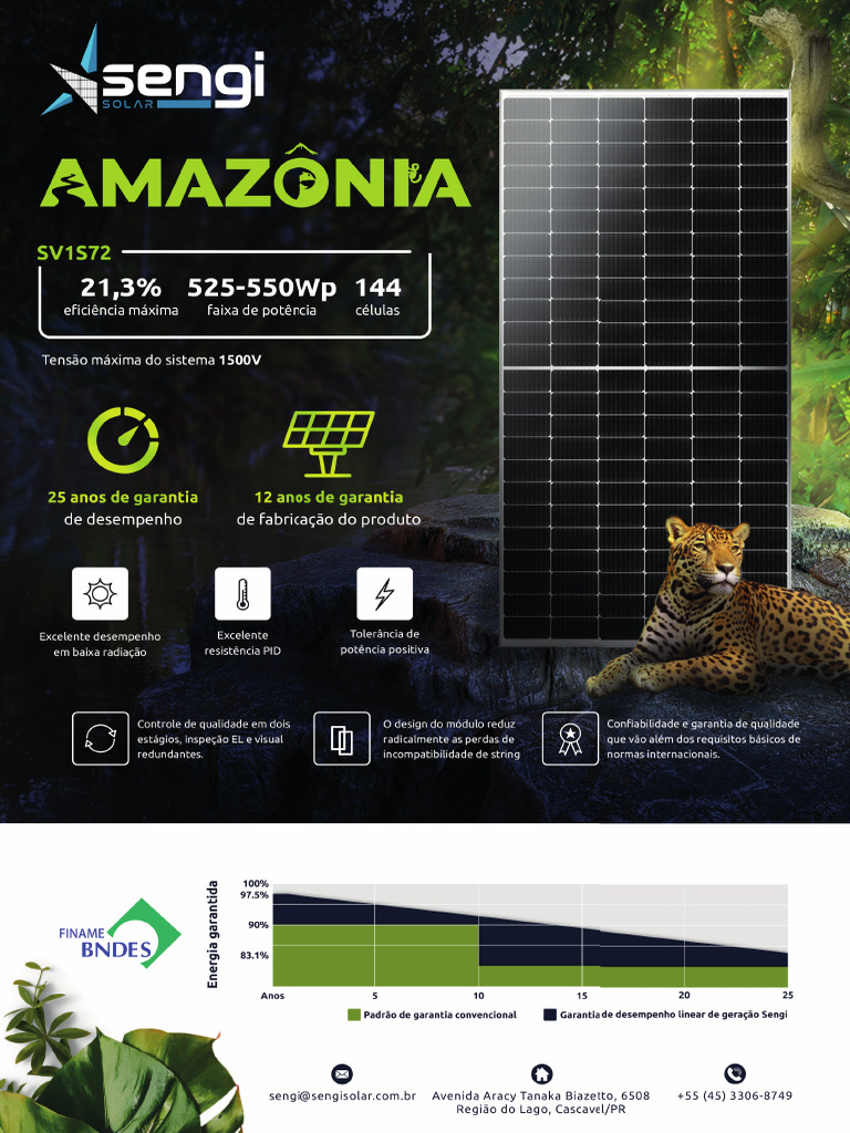 Datasheet SENGI 540W-545W | PDF