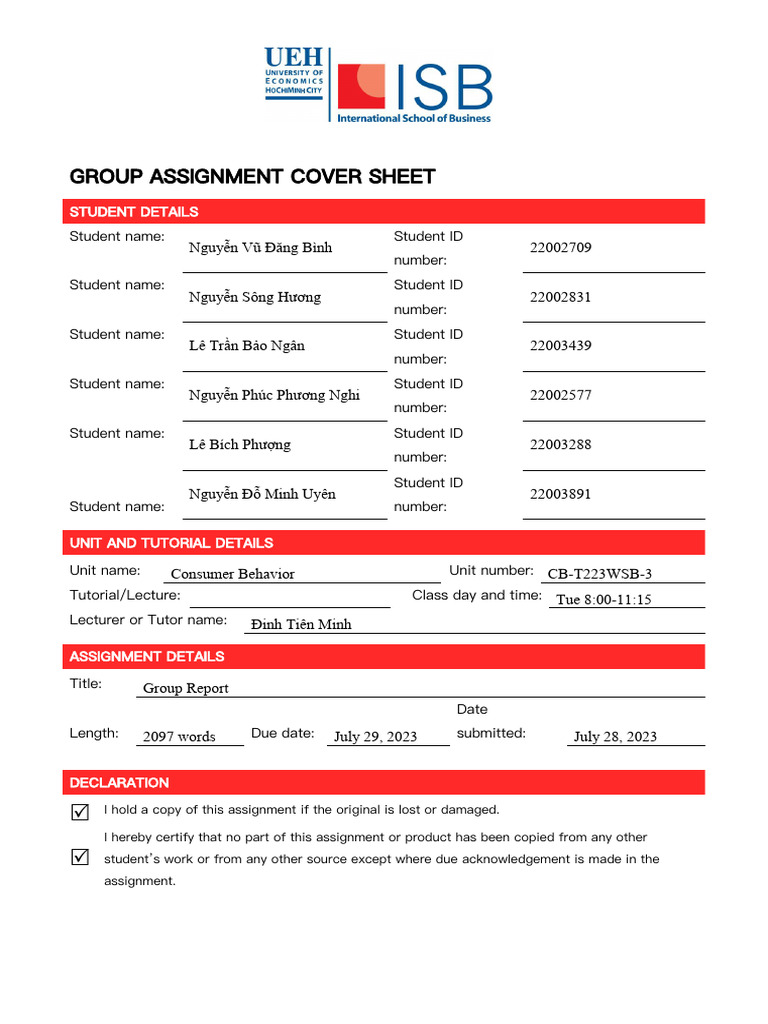 Sample Group Report | PDF | Attitude (Psychology) | Brand