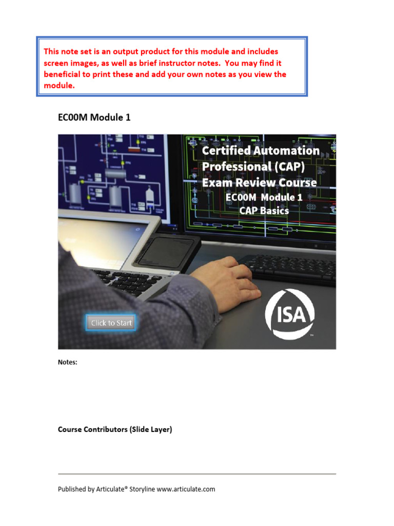 EC00M Module 1 Note Set | Download Free PDF | Automation | Computing