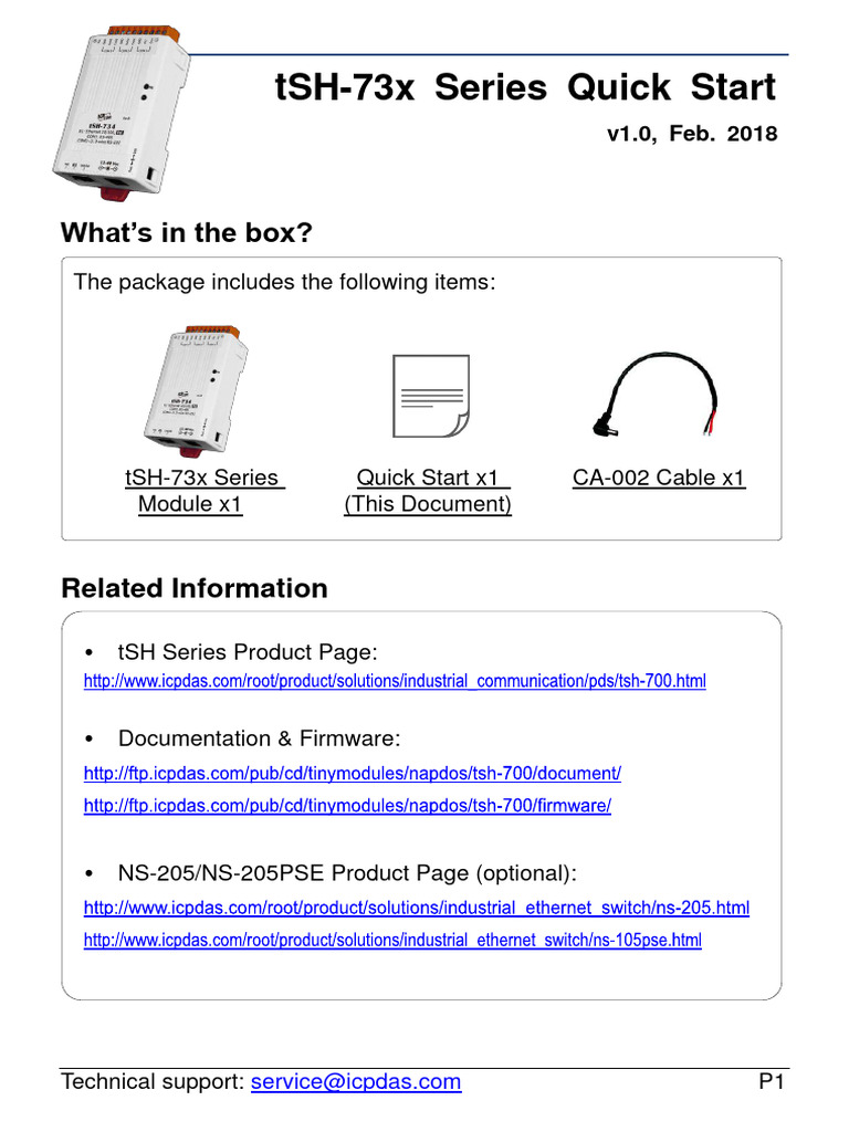 tsh-730_quickStart_en | PDF | World Wide Web | Internet & Web