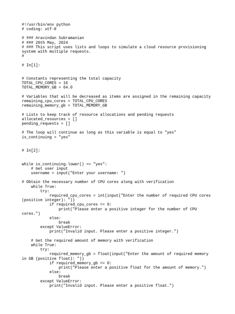 Provisioning Loops Pdf Software Development Computer Engineering