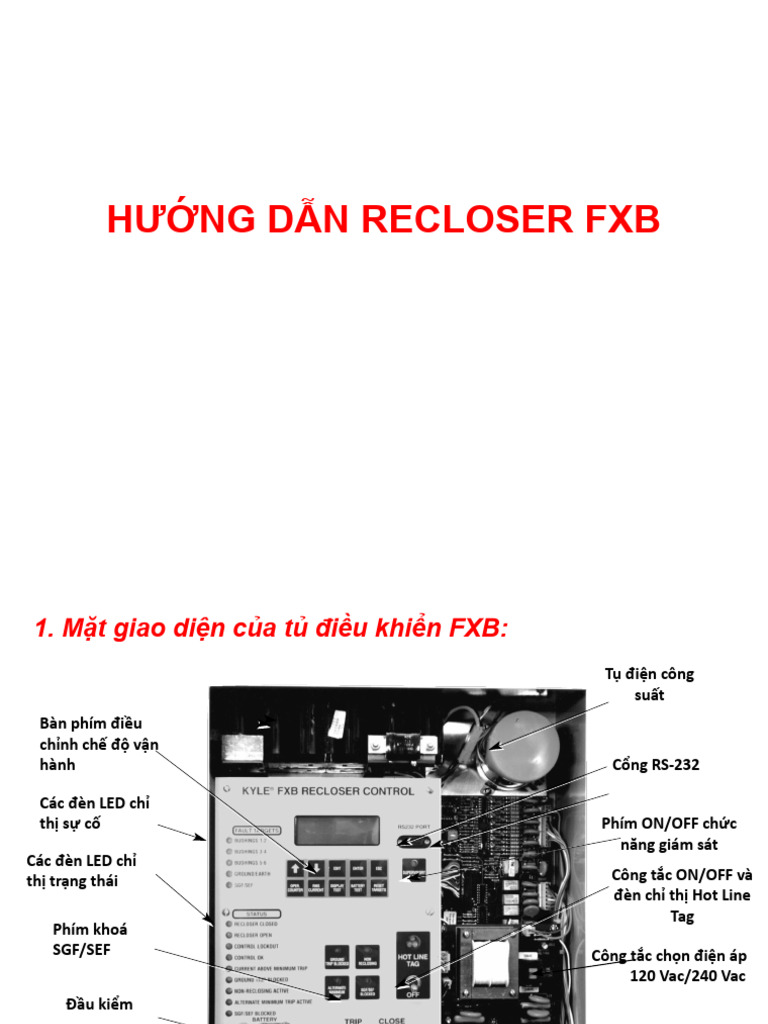 Huong Dan Recloser FXB | PDF