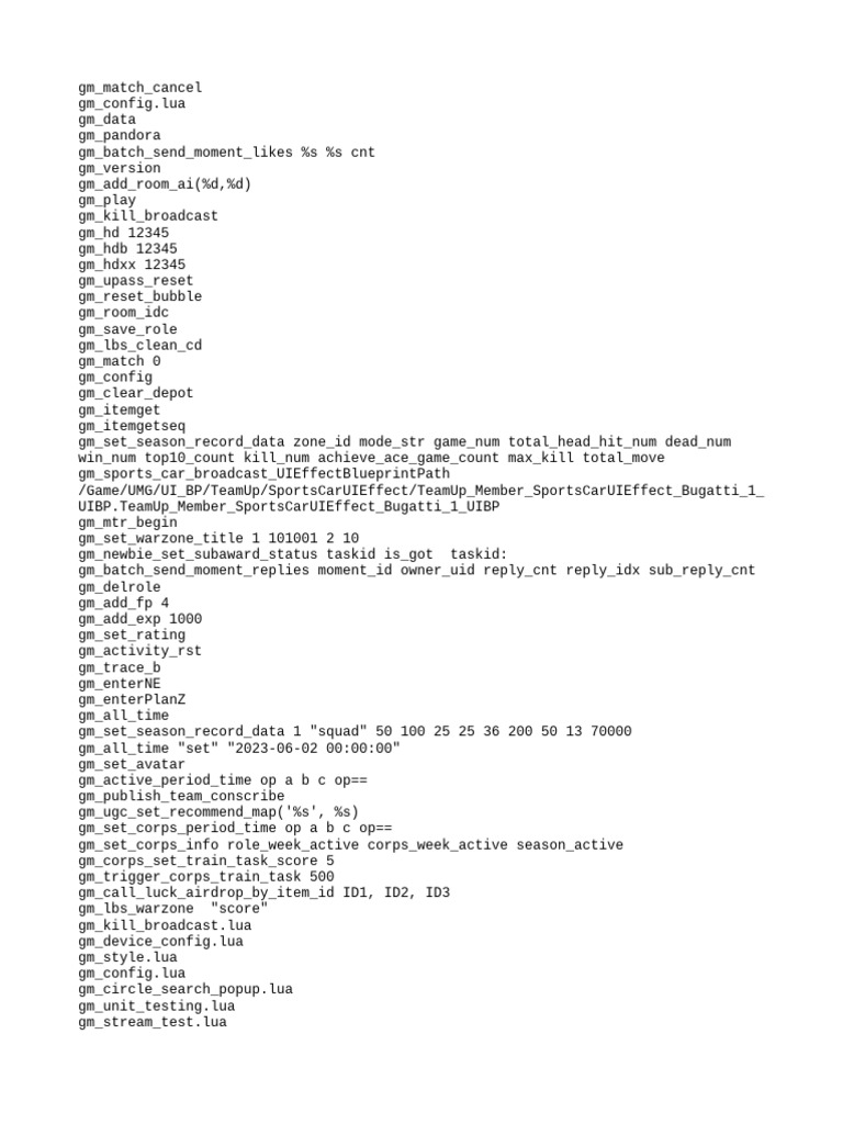 GM Command | PDF | Computers