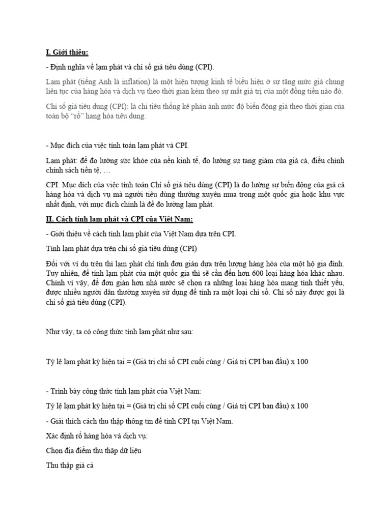 L M Phát Và Cpi | PDF