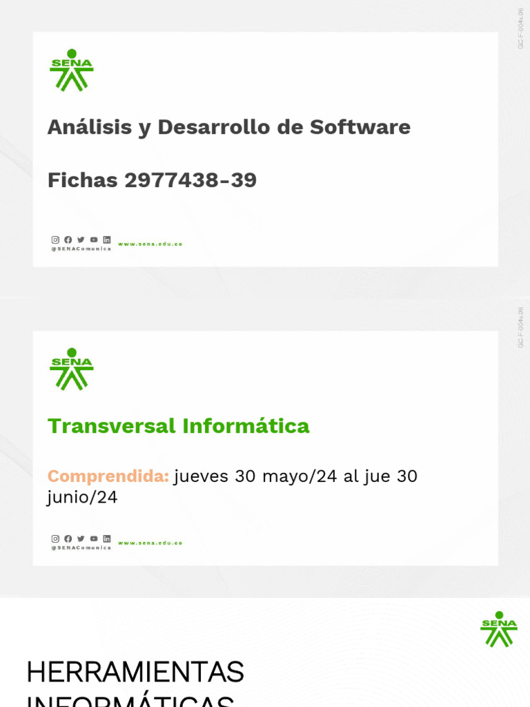 01 Conferencia Web Adso Fichas 2977438 39 Aa1 Aa2 06 Jun 2024 | PDF | Entorno de desarrollo ...