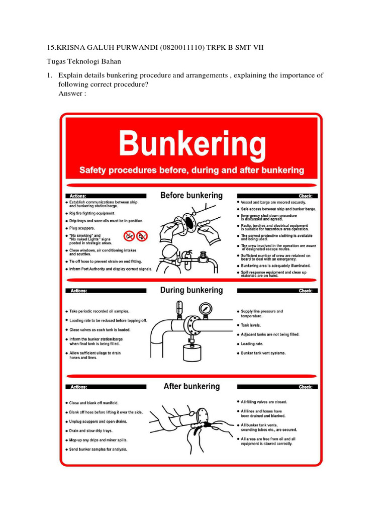 Bunkering Procedures & Centrifugal Separator Operations | PDF | Centrifuge | Water
