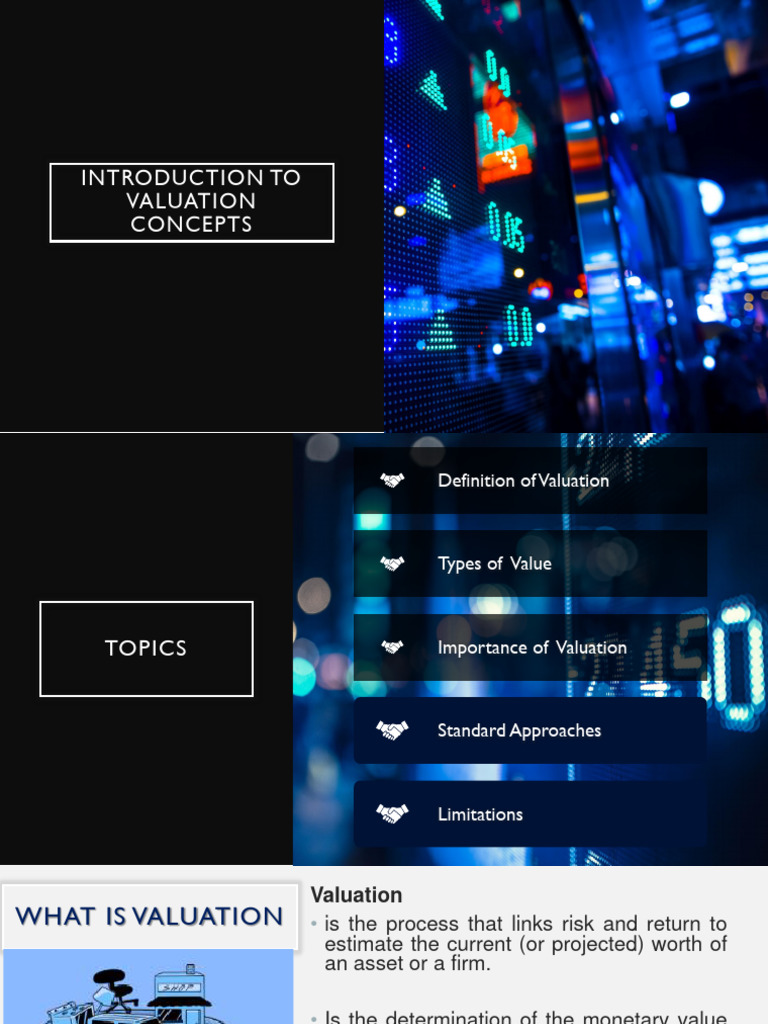 Introduction to Valuation | PDF | Valuation (Finance) | Discounted Cash ...