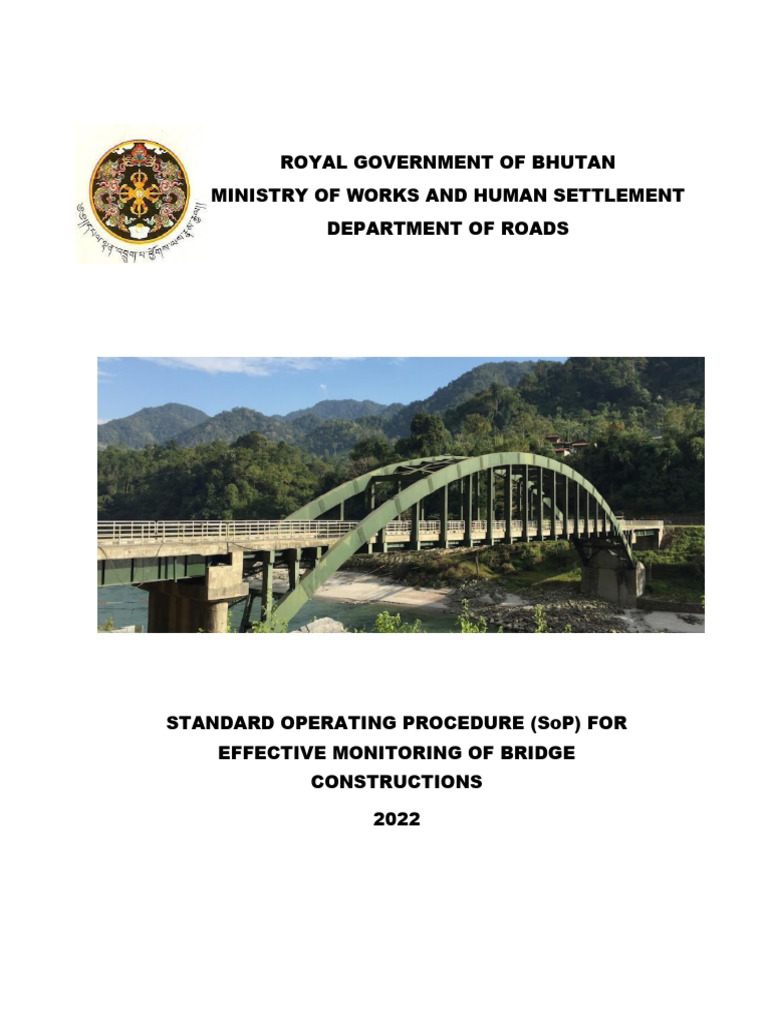 SoP For Effective Monitoring of Bridge Construction | PDF | Quality ...