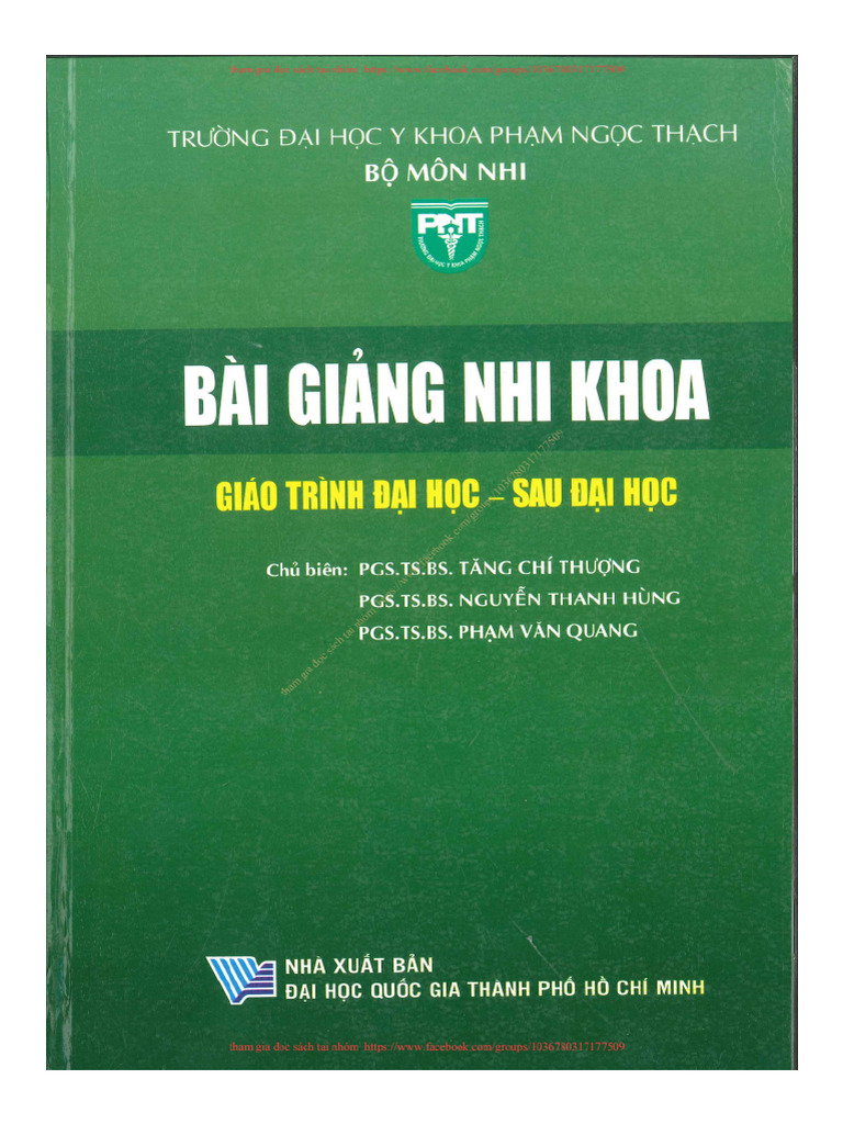 Bai Giang Nhi Khoa y Pham Ngoc Thach 2021 - 1600 - PDF - Gdrive.vip | PDF