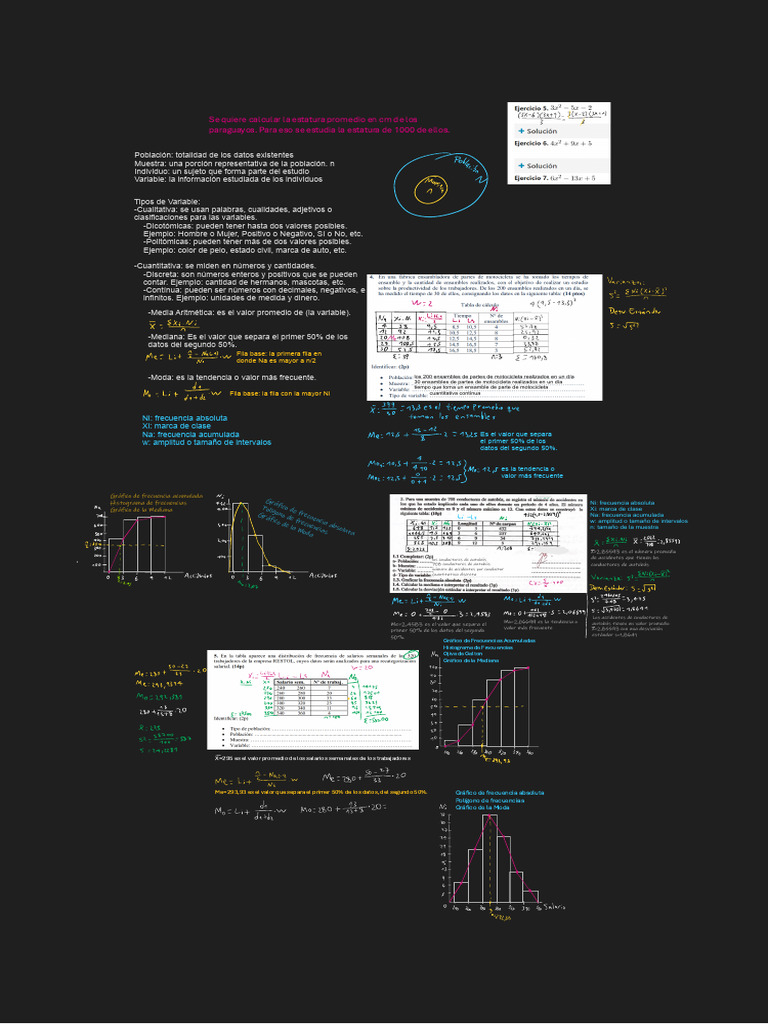 Estad Descrip | PDF | Histograma | Matemáticas