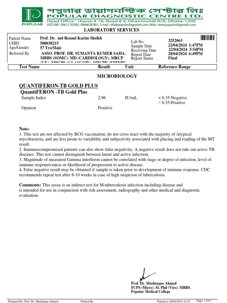 LabResult 19 | PDF | Medical Specialties | Causes Of Death