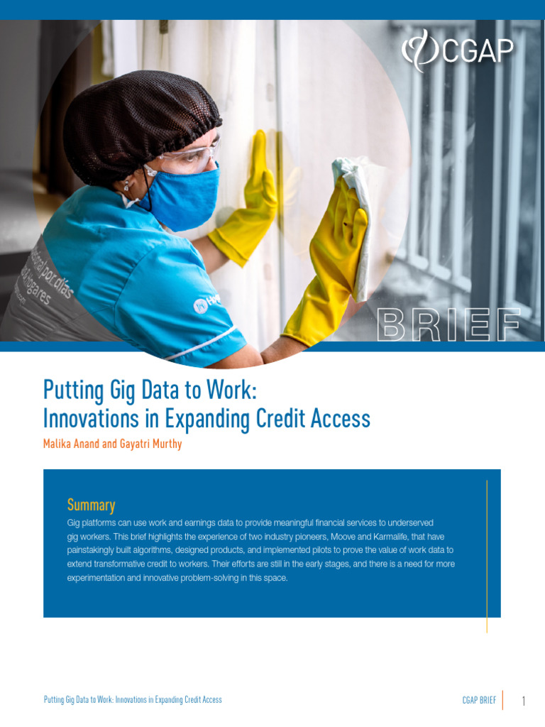 Gig Data Boosts Credit Access | PDF | Loans | Credit