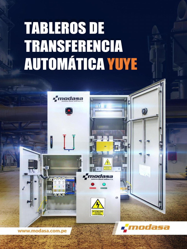 Replaced - FICHA TECNICA-ATS MODASA - YUYE | PDF | Cambiar | Generador ...