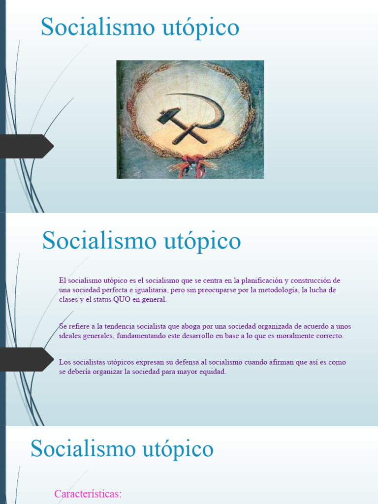 Socialismo Utópico | PDF | Positivismo | Socialismo