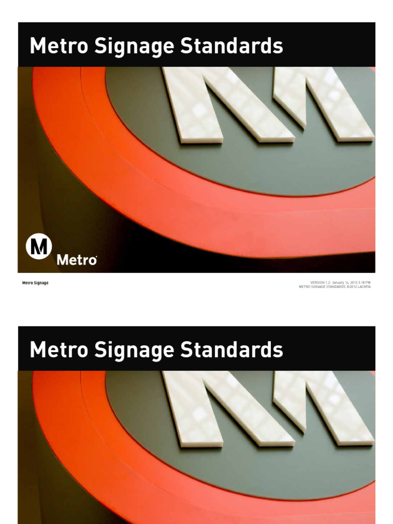 15_-_Metro_Signage_Standards_scr | Download Free PDF | Logos | Icon ...